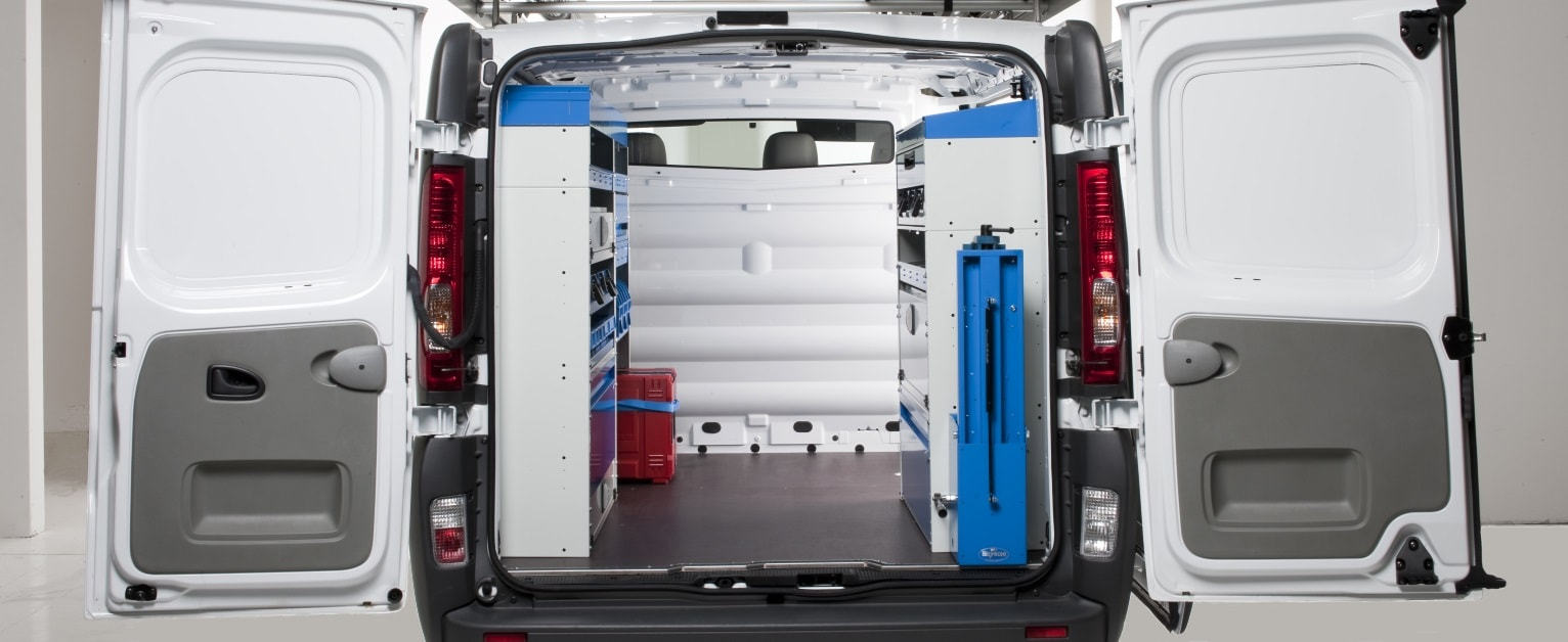 Syncro Van Shelving – modular shelving system for Light Commercial ...